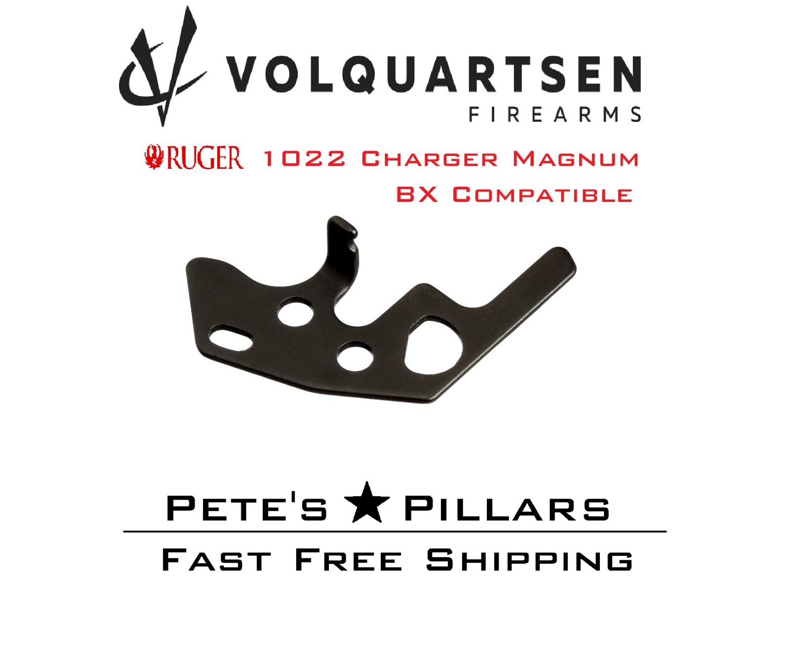 Volquartsen Ruger 10/22 Charger Auto Bolt Release 1022 Kidd Takedown ...