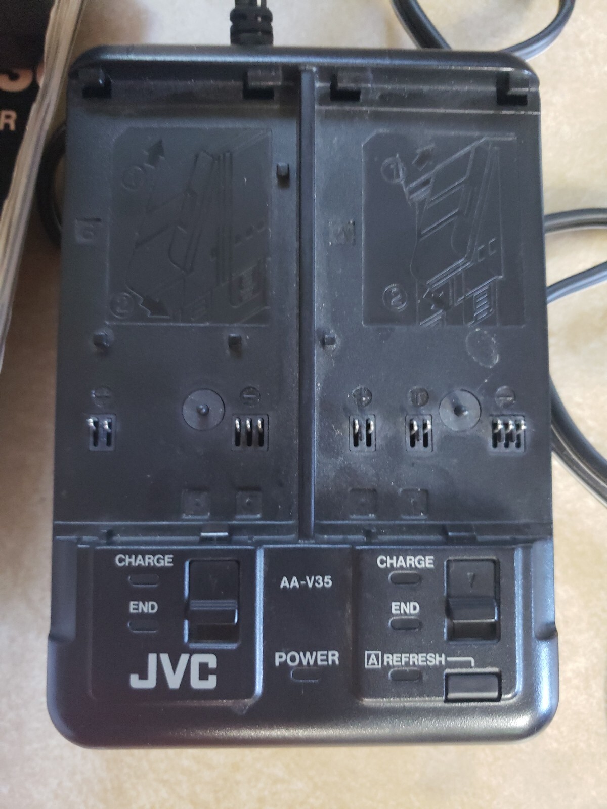 JVC GR-AX30U Compact Camcorder Video Camera with AA-V35U Charger and ...