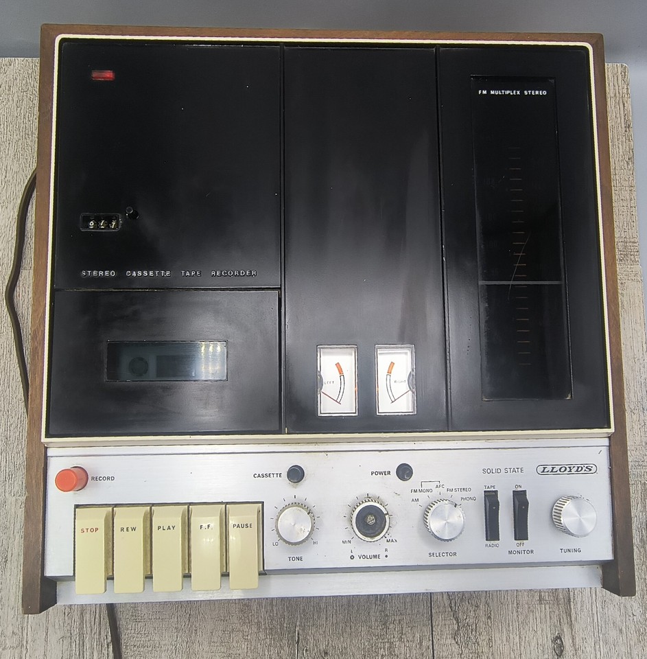 Lloyd's Multiplex Stereo Receiver Radio/Cassette Tape Player/Recorder ...