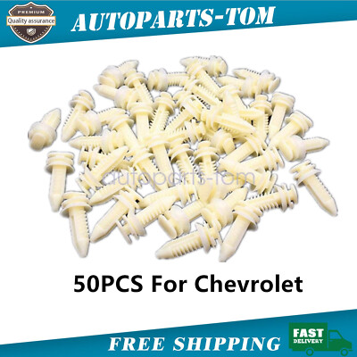 For Chevrolet GMC S10 S15 50PCS Plastic DOOR Panel Retainer Trim Clips ...
