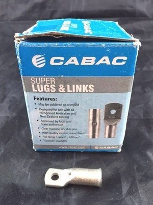 CABAC CAL 35-6 CALCB35-6 Lug CB Cable Crimp Link 35mm square 6mm Stud 9 ...