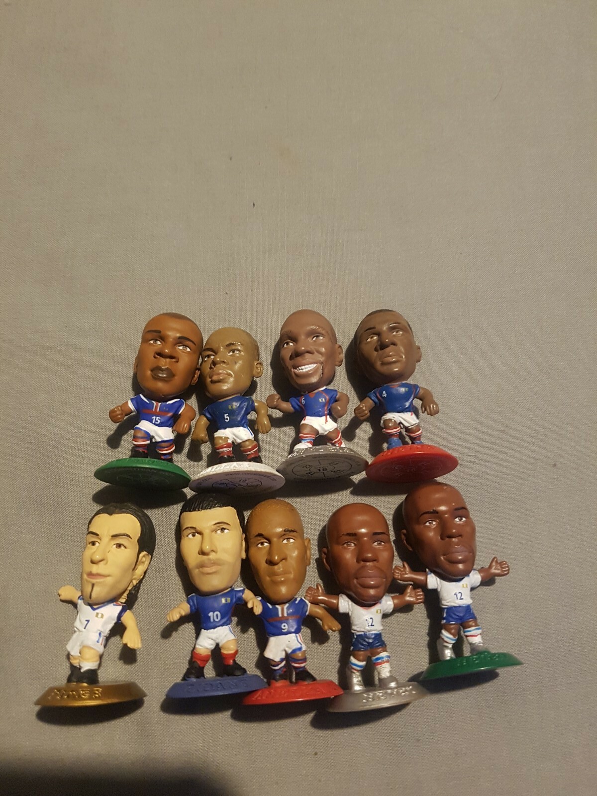France Corinthian Microstars Football Figure Bundle Thurham Vieira ...
