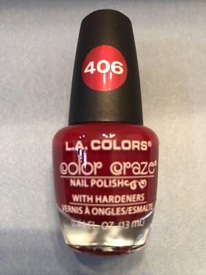 Set Of 2 LA COLORS NAIL POLISH #406 Color Hot Blooded Hot Blooded | eBay