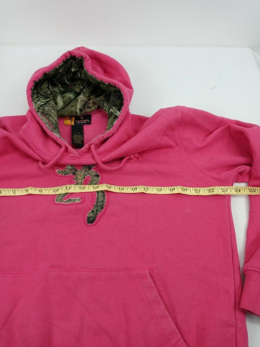 Browning Camo Hoodie With Pink Logo Browning Camouflage Athletic