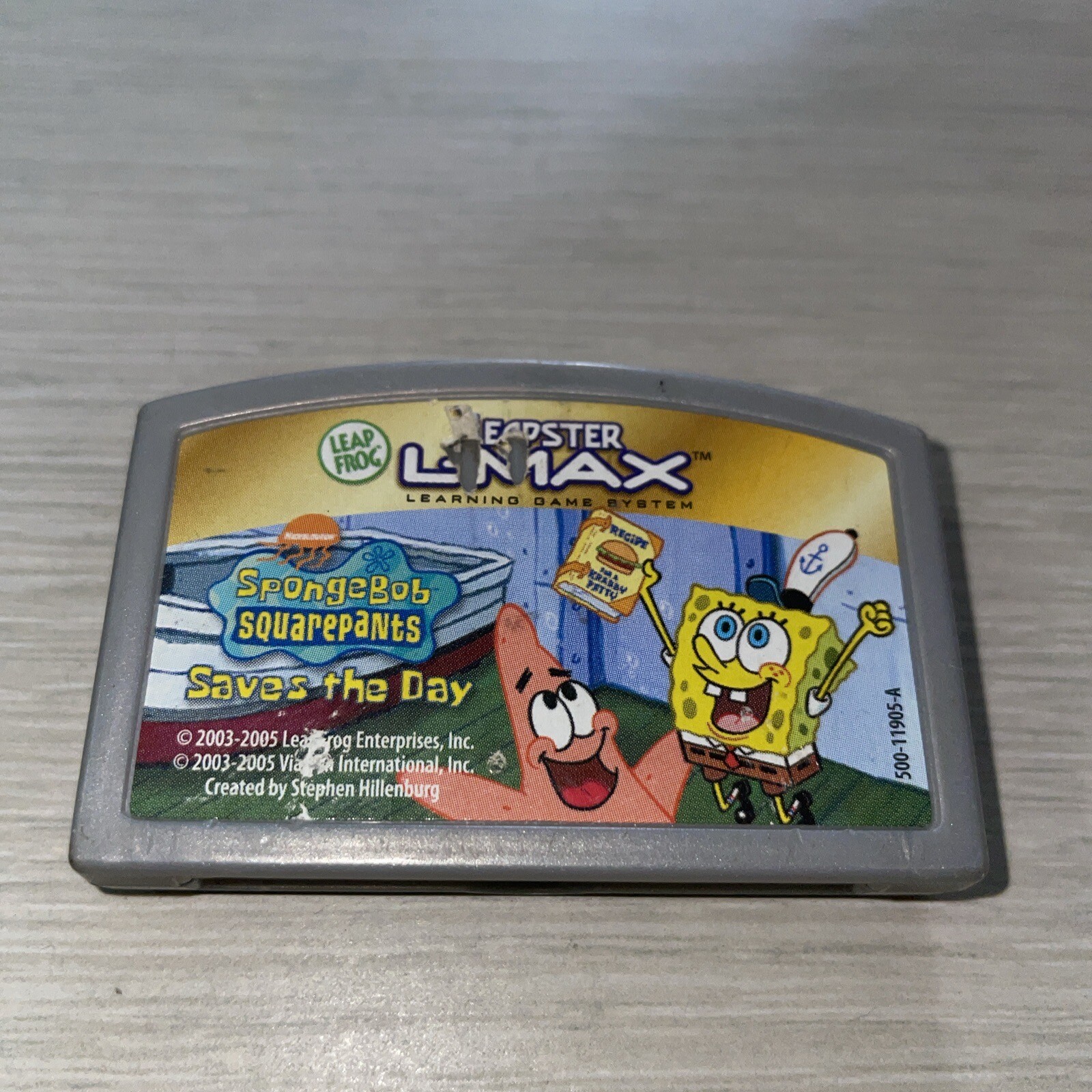 Leap Frog Leapster SPONGEBOB SQUAREPANTS SAVES THE DAY Game Cartridge ...