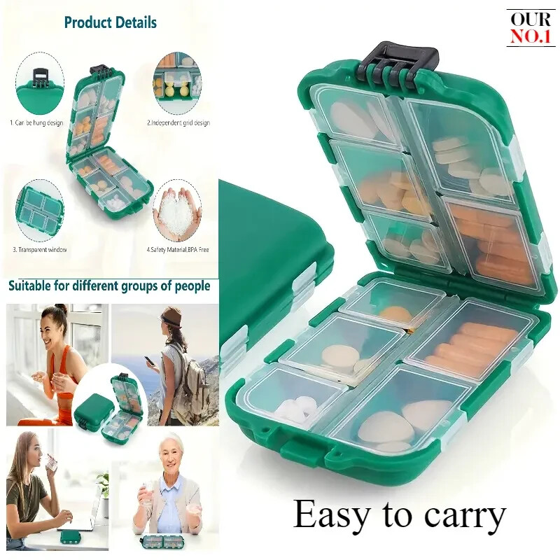 Pockt Pal Pill Case, Pocket Pal Pill Case, Medicine Organizer Box ...
