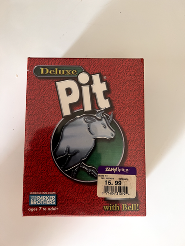 Vintage Deluxe Pit Card Game with Bell 2005 8 Players. New sealed MG13 ...