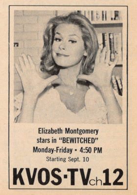 1973 KVOS BELLINGHAM,WASHINGTON TV AD~LIZ MONTGOMERY BEWITCHED | eBay
