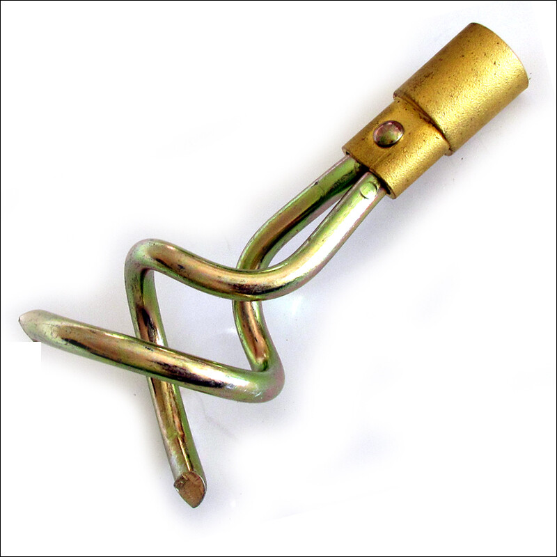 NEW DOUBLE WORM SCREW TOOL FOR DRAIN RODS LOCK FAST & UNIVERSAL MADE IN ...