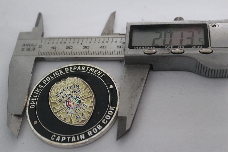 Opelika Police Department Captain Rob Cook Challenge Token | eBay