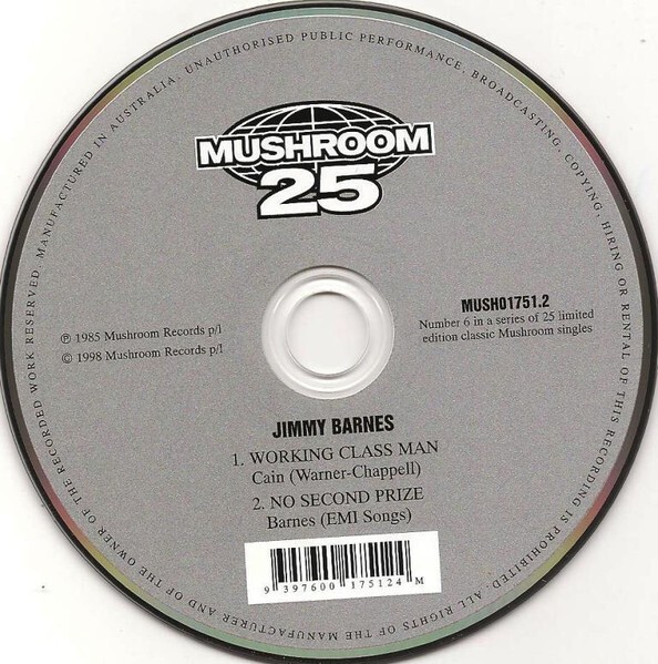 Jimmy Barnes – Working Class Man CD | eBay