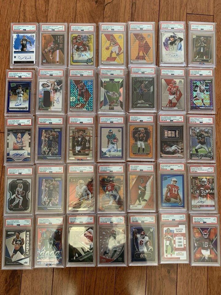 MYSTERY NFL PSA 9 MINT SLAB *RARE* GUARANTEED PSA 9 SLAB CJ STROUD ...
