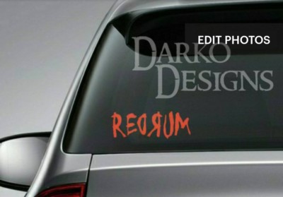 Redrum (Murder) The Shining Movie Inspired Vinyl Sticker Decal | eBay