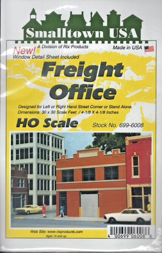 HO Scale Smalltown USA 699-6008 Freight Office Kit | eBay