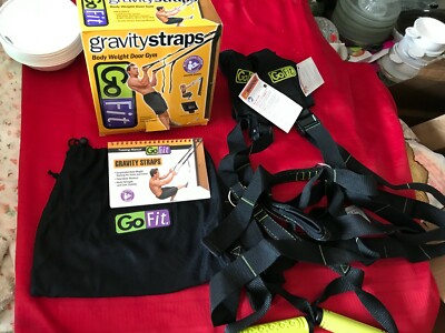 2015 GoFit GRAVITY STRAPS Bodyweight Door Gym Suspended Train At Home ...