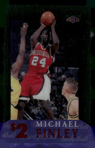1996 Classic Clear Assets #30 Michael Finley Wisconsin Badgers ...