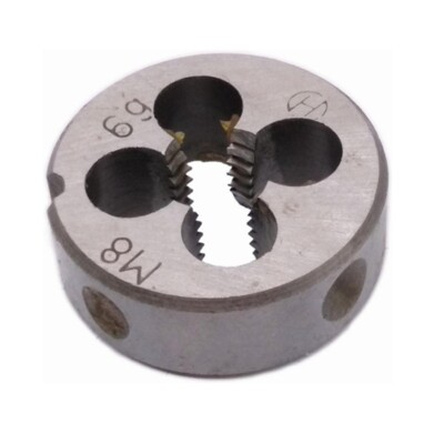 US Stock New HSS 8mm x 1.25 Metric Die Right Hand Thread M8 x 1.25mm ...