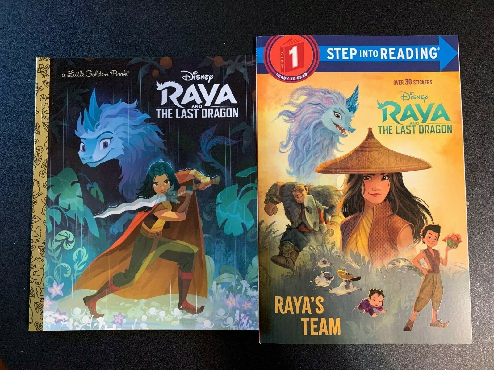 2 BOOKS Raya and the Last Dragon - Little Golden Book & Step into ...