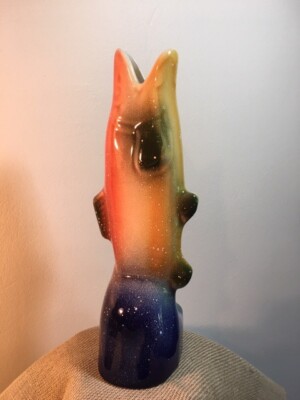 Hand Made Ceramic Pike Fish Vase From Estonia | eBay