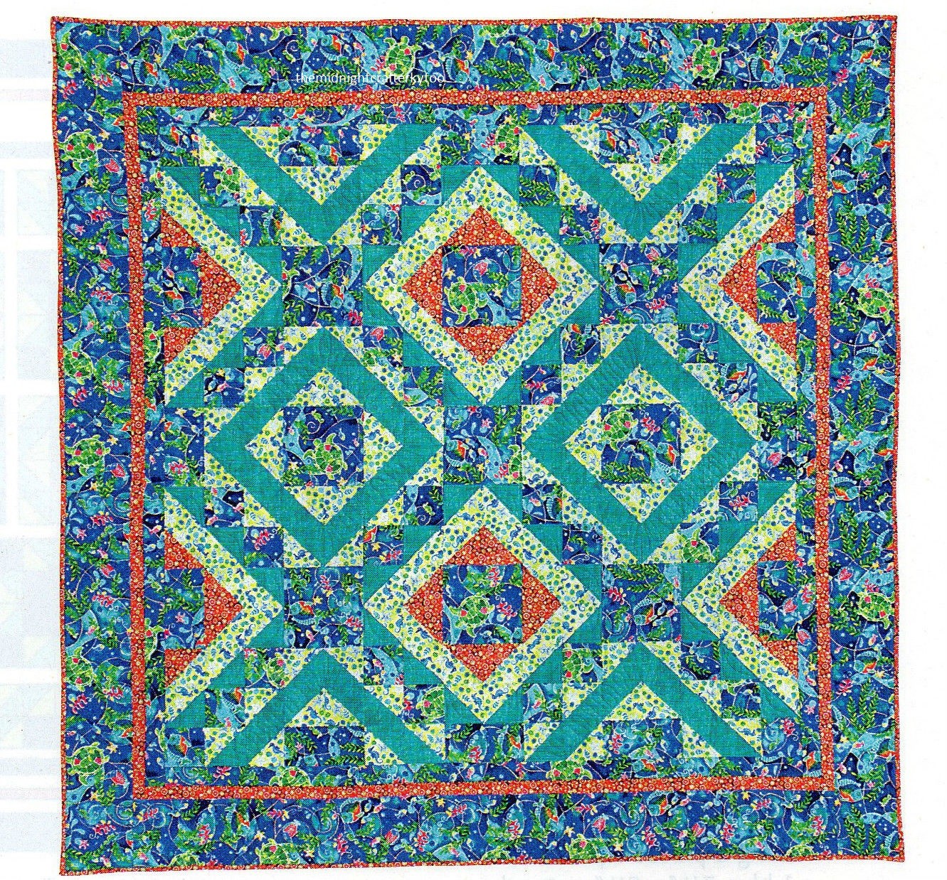 Tide Pools Quilt Pattern Pieced PS | eBay