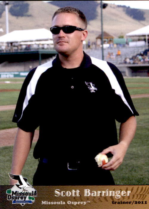 2011 Missoula Osprey Grandstand #2 Scott Barringer Trainer East ...