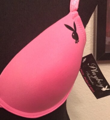 NWT Y2K Vintage Playboy Bunny Pink Push Up Padded Bra | eBay