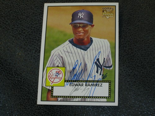 Edwar Ramirez AUTOGRAPHED Topps Rookie Card BASEBALL CARD | eBay