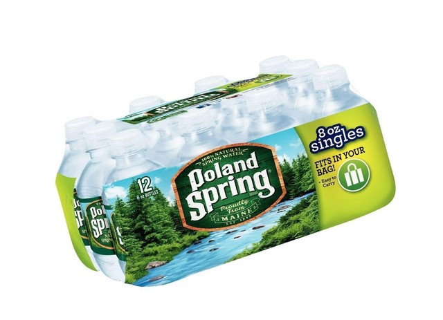 Poland Spring Half Pint Natural Spring Water 12 PK 8 Oz -pack of 4 for ...