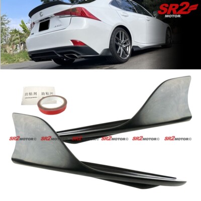 FOR 2014-2020 Lexus IS200T 250 350 JDM Rear Body Bumper Corner Apron ...