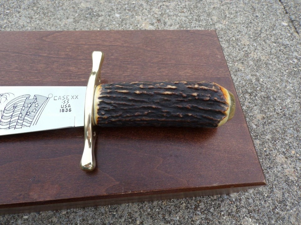 CASE XX * 1989 175th ANNIVERSARY STAR SPANGLED BANNER STAG BOWIE KNIFE ...