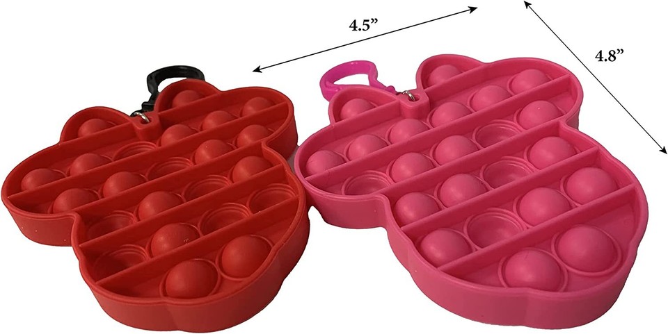 Disney Junior Minnie Popper Fidget Keychain Toy 2 Pack | eBay