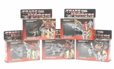 Transformers G1 Reissue Dinobots 5 Set Grimlock Sludge Slag Swoop Snarl ...