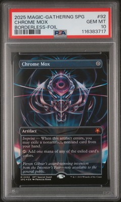 2025 MTG AETHERDRIFT SPECIAL GUESTS BORDERLESS-FOIL #92 CHROME MOX PSA ...
