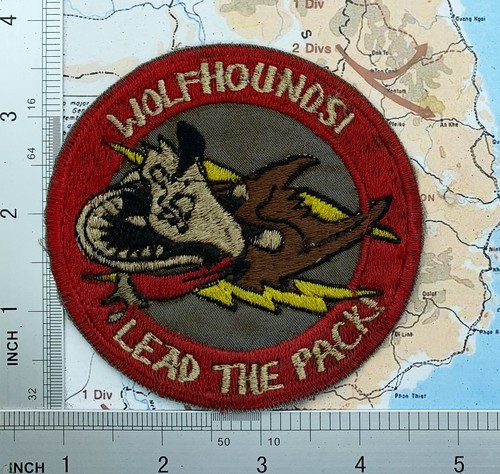 patch , USAF 32nd Tactical Fighter Squadron Wolfhounds Patch , 32nd tf ...