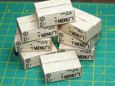 1/16 Scale US Tank Accessory Set C K Ration Boxes US Army Sherman Tank ...