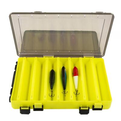 Fishing Lure Organizer Double Sided Clear Tackle Box Storage case 14 ...