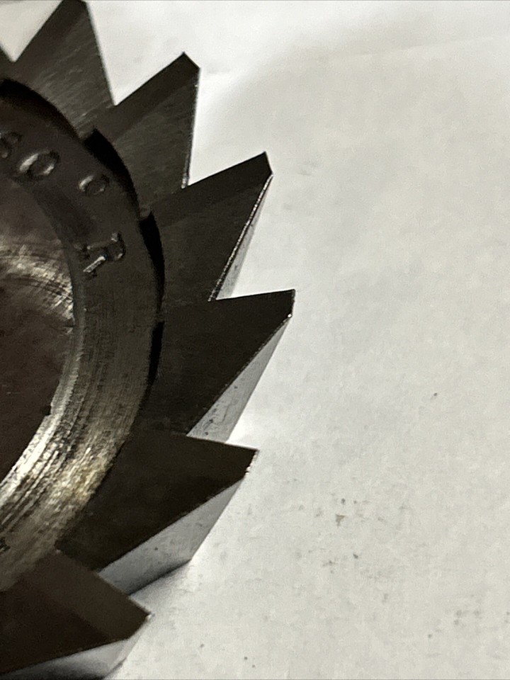 Single Angle Milling Cutter 2-3/4 X 1/2 X 1” Bore 60° Brown And Sharpe ...
