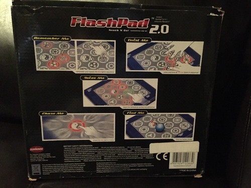 FlashPad Flash Pad 2.0 Touch N Go Electronic 1-2 Player Game Light ...