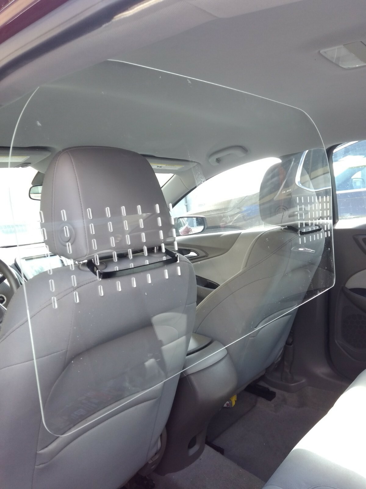 Clear Acrylic Uber Taxi Lyft Sneeze Cough Guard Shield Barrier Hard ...