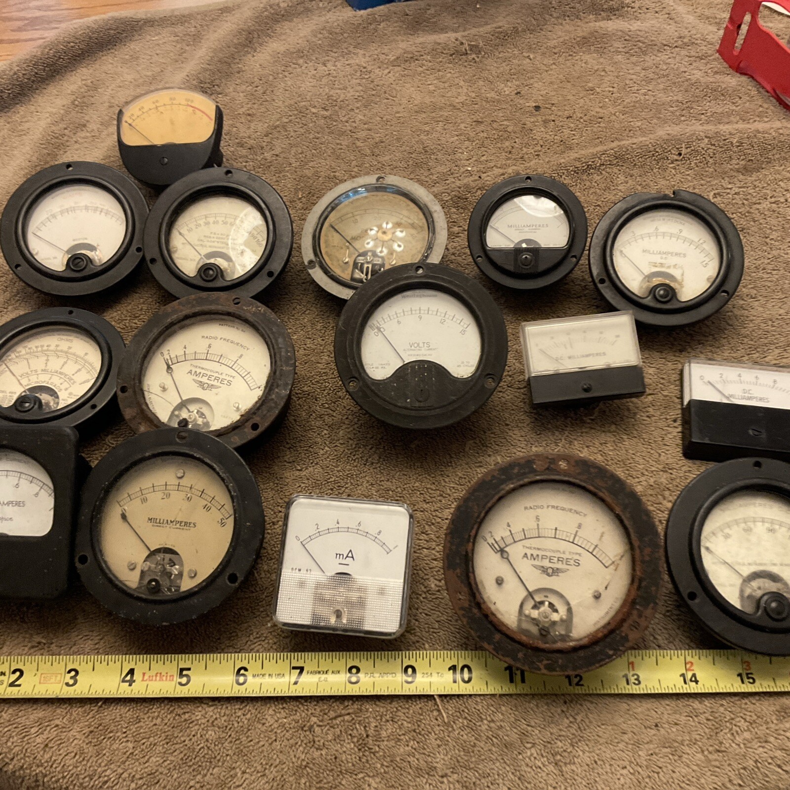16 Steampunk Robot Vintage Tube Radio Art Panel Guage Electric Meters ...