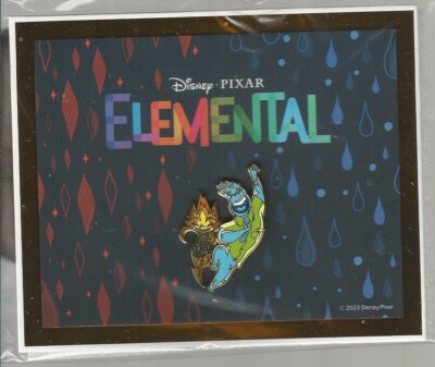 Disney Movie Club Pin - DMC Exclusive VIP - Elemental Ember & Wade | eBay