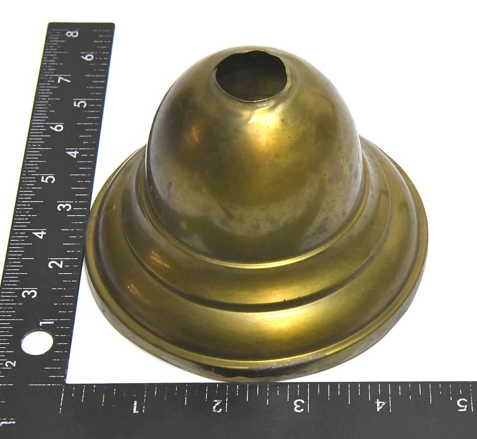VINTAGE BRASS BELL CEILING CANOPY D | eBay