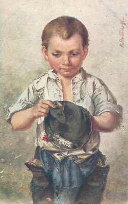 After the battle - M. Budinsky Galerie Wiener Kunstler nr. 783 fine art ...