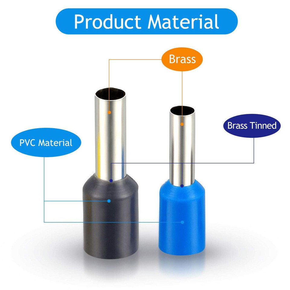 440/390x Cold Pressed Crimp Connectors Electrical Wire Terminal End ...
