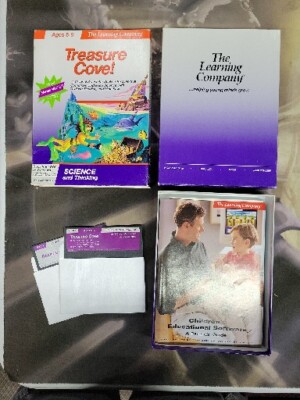 The Learning Company Treasure Cove PC DOS Windows 3.x | eBay