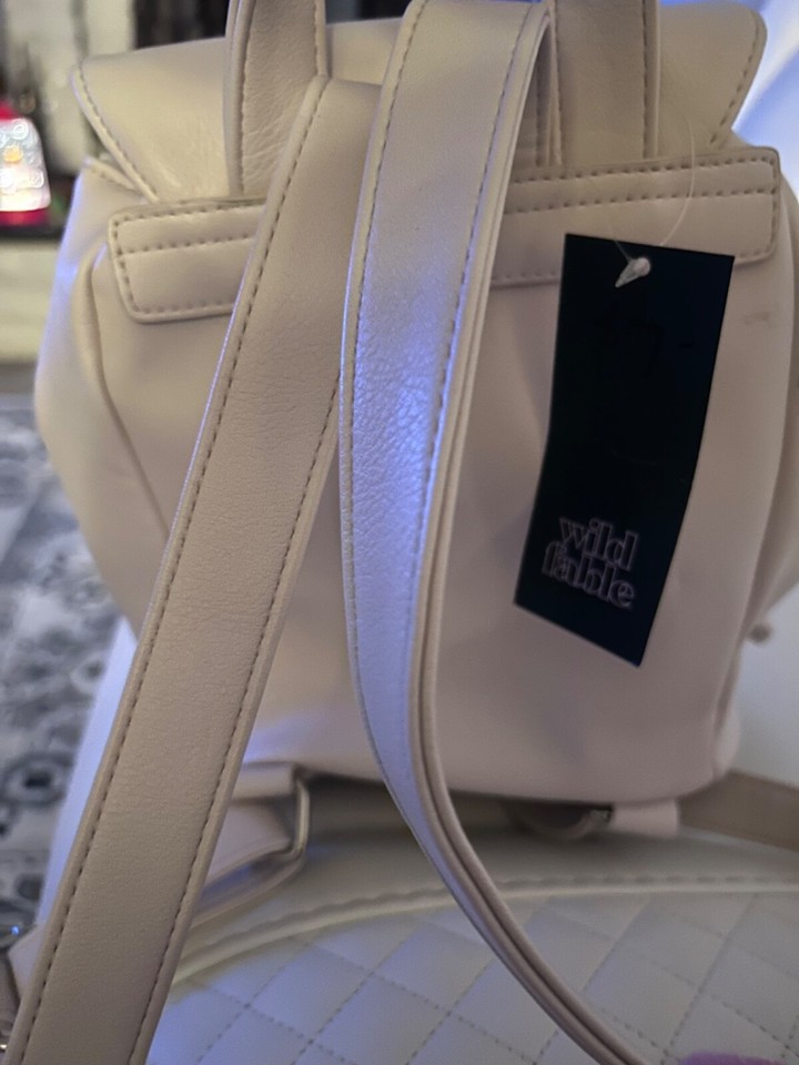 Wild Fable Cream mini backpack | eBay