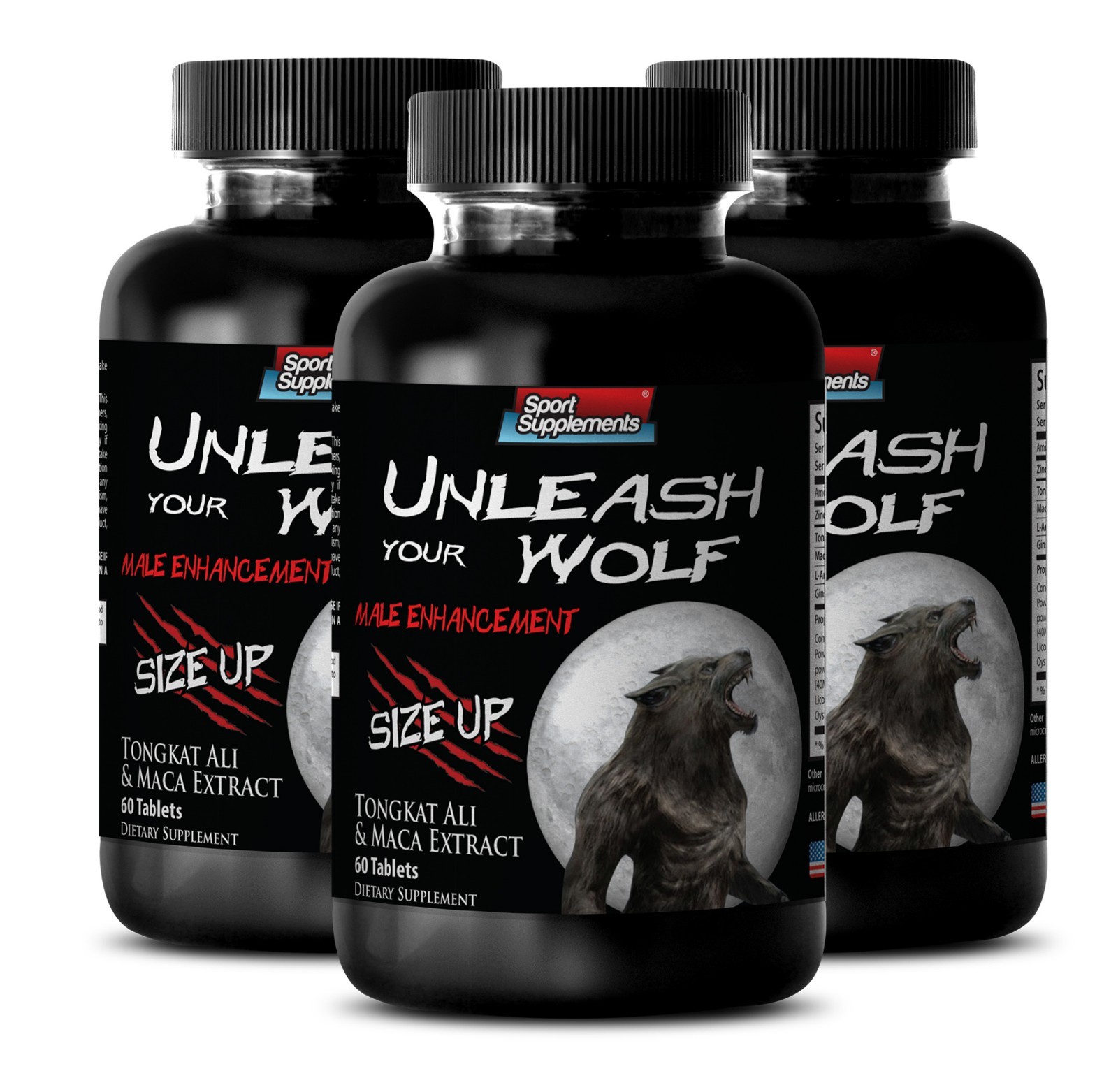 Maca Organic - Unleash Your Wolf 2170mg - Male Enhancers Ultimate Pills ...