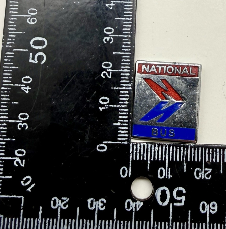 21 VINTAGE The National Bus Company NBC Enamel Badges badge ALL BACKS ...