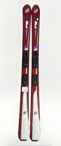 K2 World Piste Telemark Skis 167cm Red White 66” Long | eBay