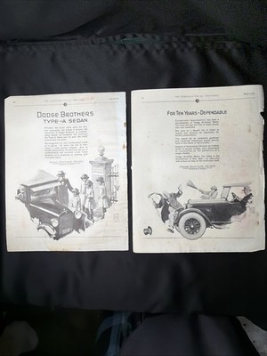 1925 Dodge Brothers Car Ads Lot – Original Magazine Pages Vintage Auto ...